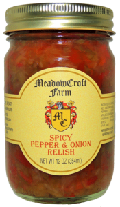 Spicy Pepper & Onion Relish – Meadowcroft